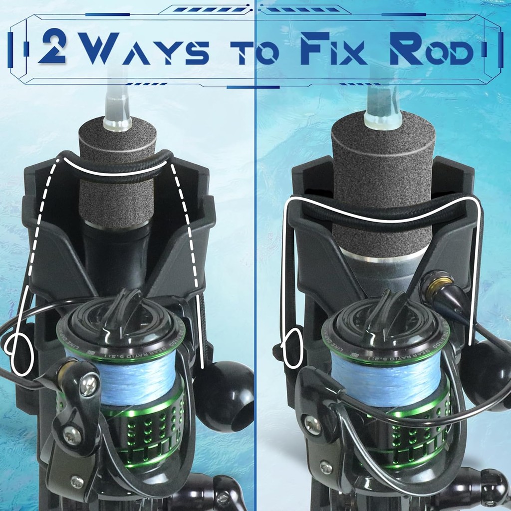 MECHA-X 4PCS Rod Holder for Boat,Wall Mounted Boat Rod Holders for ...