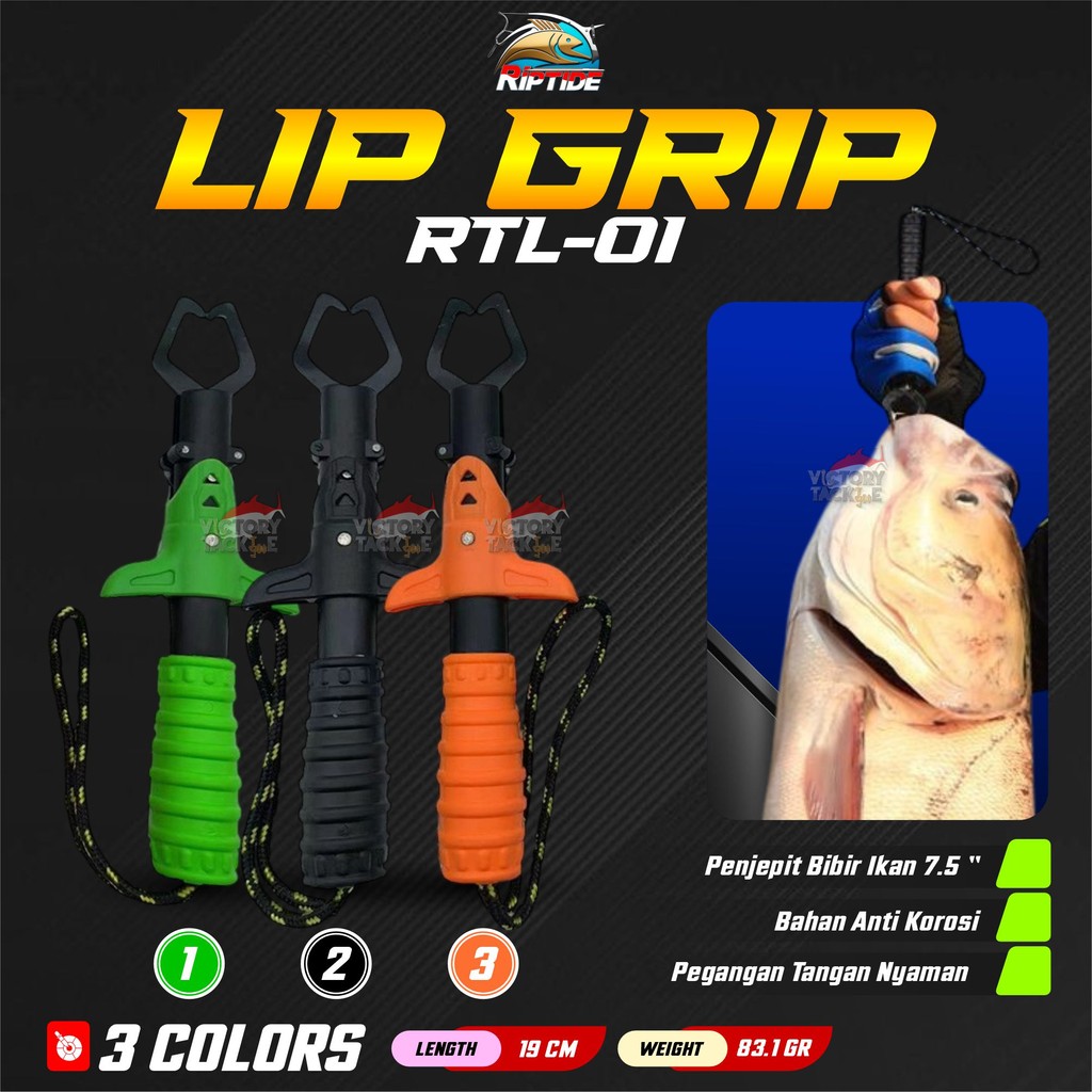 RIPTIDE LIP GRIP RTL-01 BOGA GRIP LIP GRIP FIRELOCK FISH MOUTH CLAW AID ...