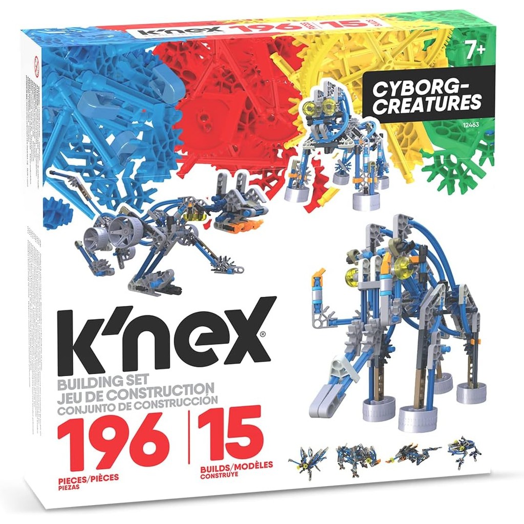 Basic Fun K'NEX | Cyborg Creatures 15 Model | Educational Toys for Boys ...