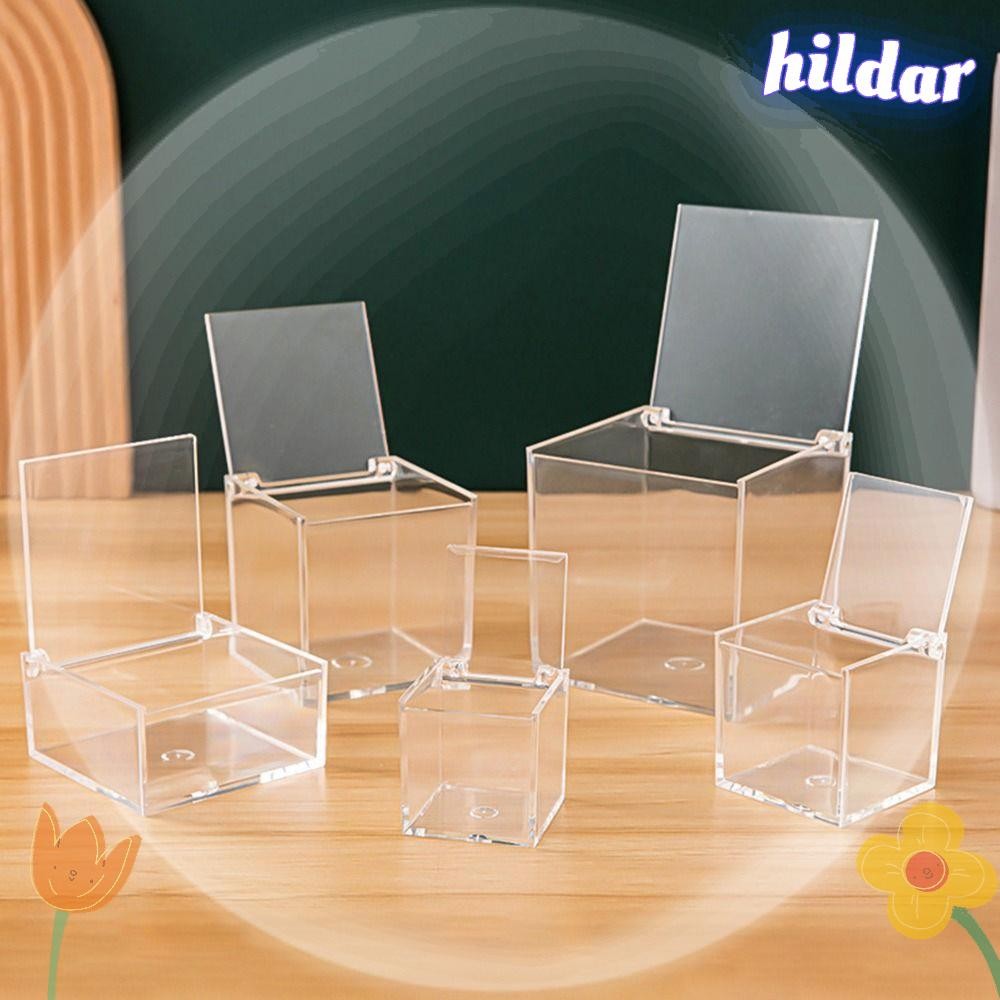 HILDAR Storage Box, Multi Size Flip Cover Plastic Box, Practical ...