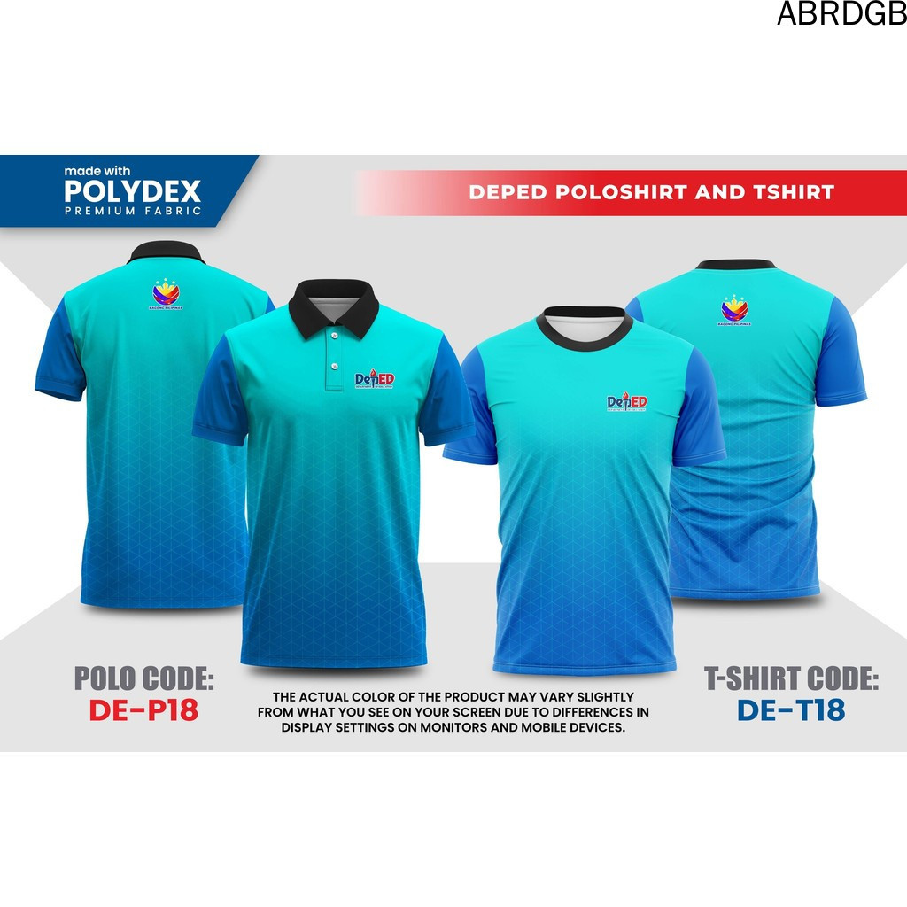 2025 New Design DEPED MATATAG POLO SHIRT AND T-SHIRTS FULL SUBLIMATION ...