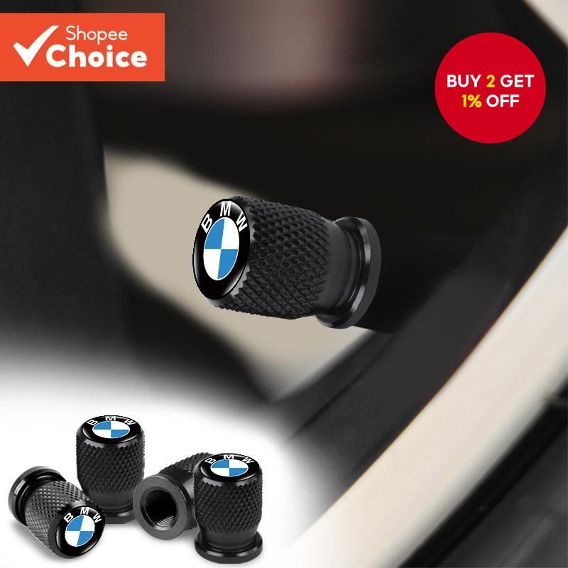 4pcs High-end Threaded Styling Car Tire Leak-proof Cap 3D Logo Car Valve Stem Cap for BMW E61 ...