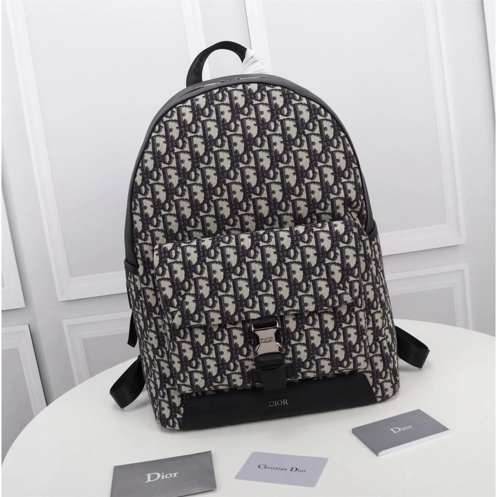 Dior Presbyopic Full Print Backpack Portable School Bag Unisex io ...