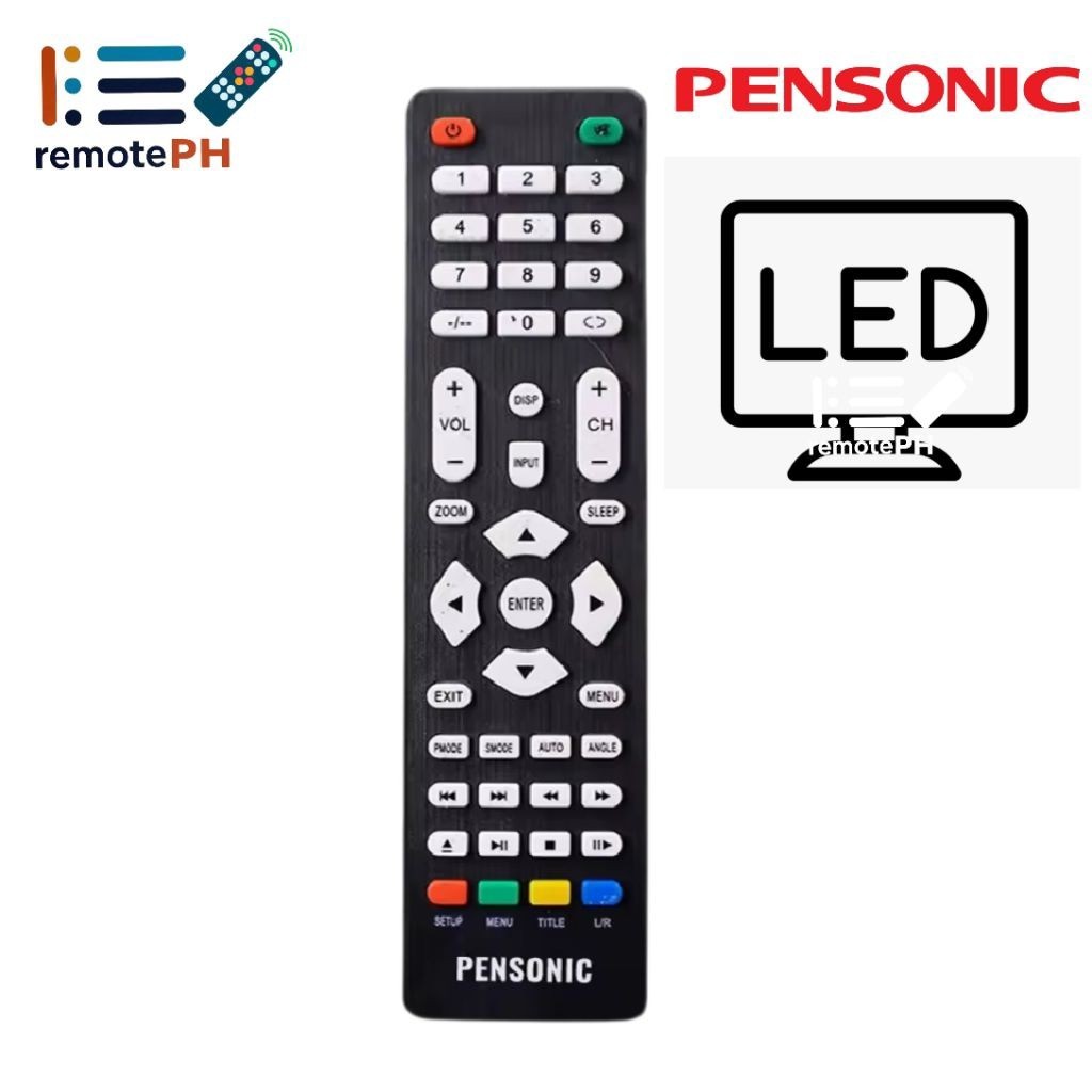Pensonic Astron Non-Smart LED TV Remote Basic Remote | Shopee Philippines
