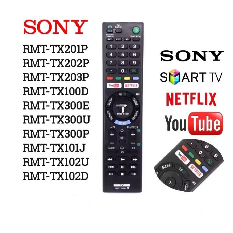 SONY TV Remote Control Universal RMT-TX300P RMT-TX300E | Shopee Philippines