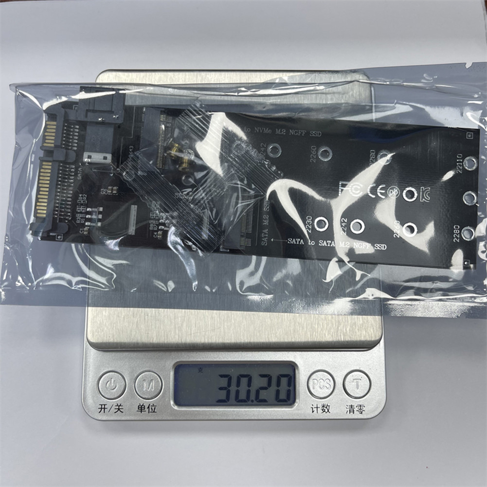 SFF-8643 To M.2 U2 Set NGFF M-Key To Slimline SAS NVME PCIe 22Pin SATA Adapter SATA SSD Adapter ...