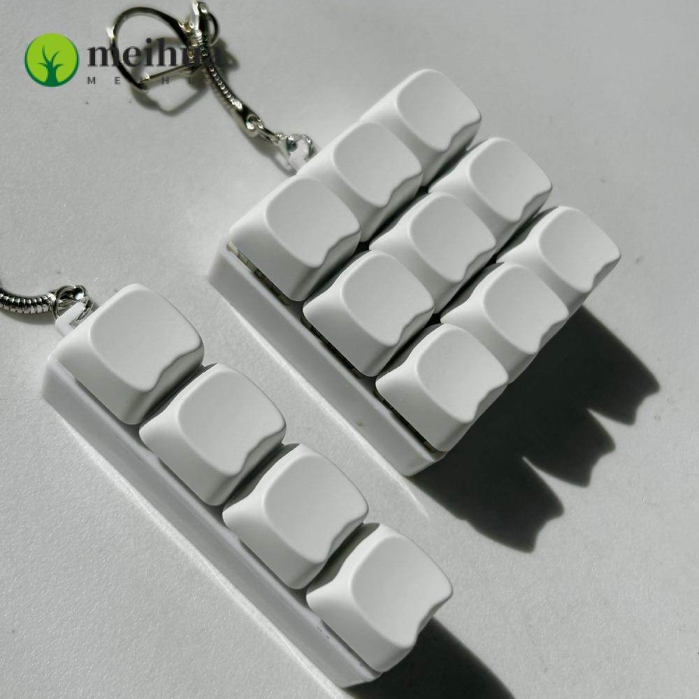 MEIHUA Keycap Pinch Toy, Cat's 4/9Keys Fidget Keychain, DIY Mechanical ...