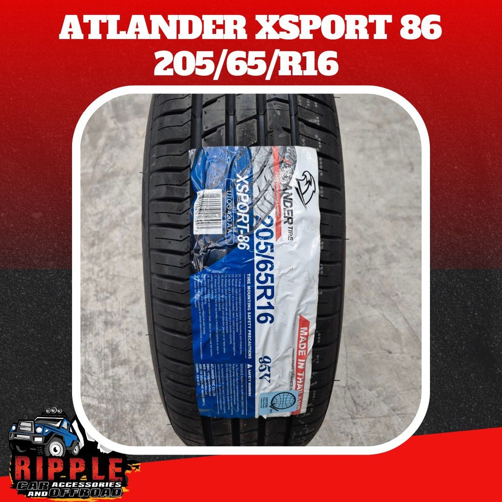 Atlander X-Sport 86 205/65R16 Tire – Made in Thailand | High ...