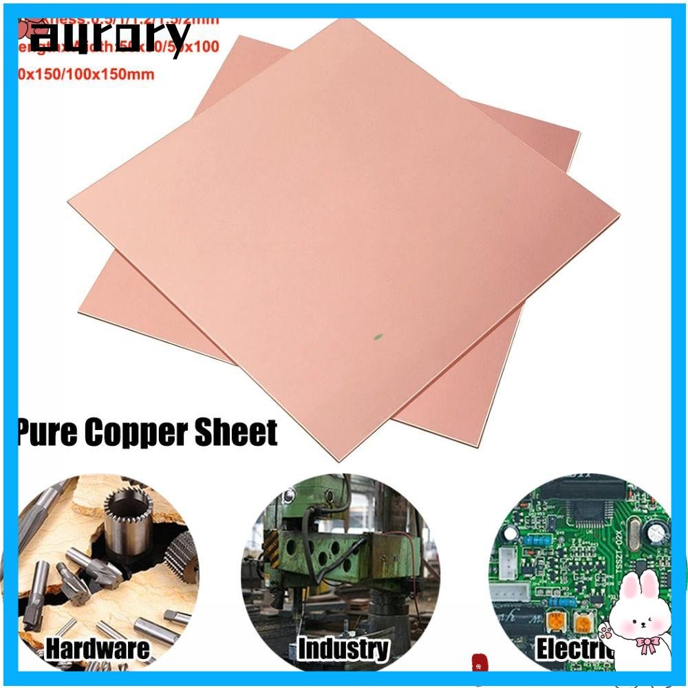 AURORY Copper Flat Bar, Rectangle Multiple Sizes Copper Bar Stock, High ...