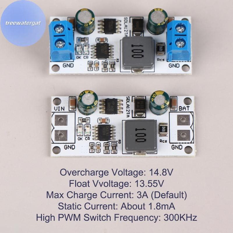 TEGAT SDLA12TA MPPT Solar Controller Charging Module for 12V 1-1000AH ...