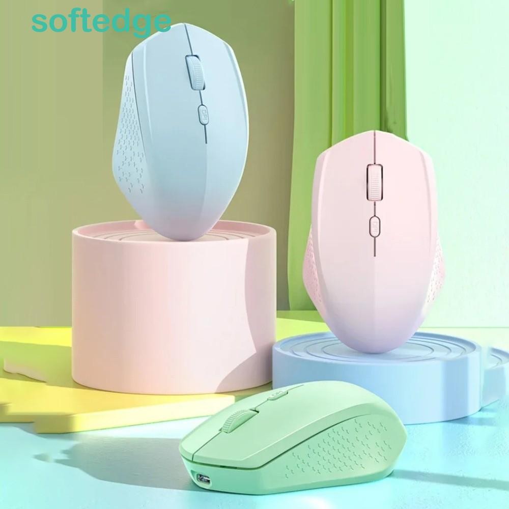 SOFTEDGE Wireless Bluetooth Charging Mouse, Dual-Mode Silent Laptop ...
