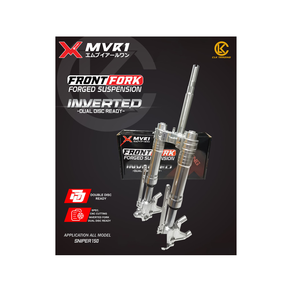 X-MVR1 Inverted Fork Suspension Dual Disc Ready Sniper150 | Shopee ...