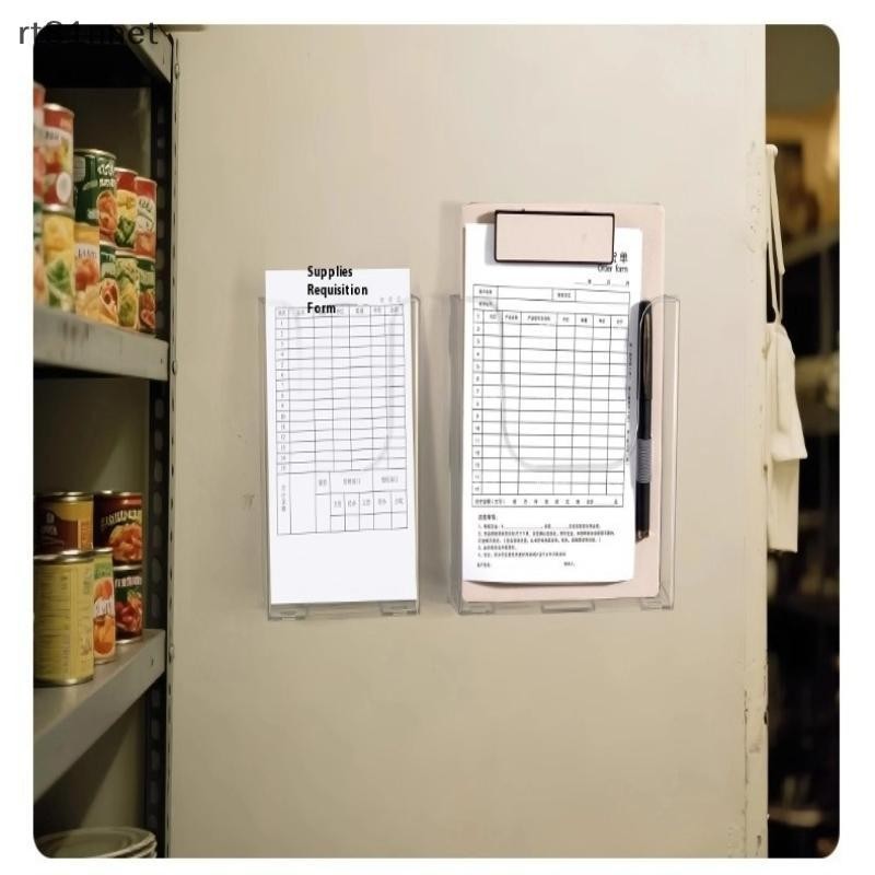 COD RT Acrylic Transparent Single-Layer Wall-Mounted Folder Plastic ...