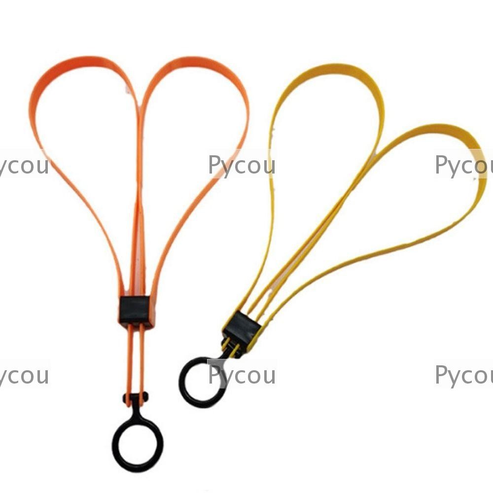 PYCOU Cable Tie Handcuffs, Heavy Duty Plastic Serrated Design ...