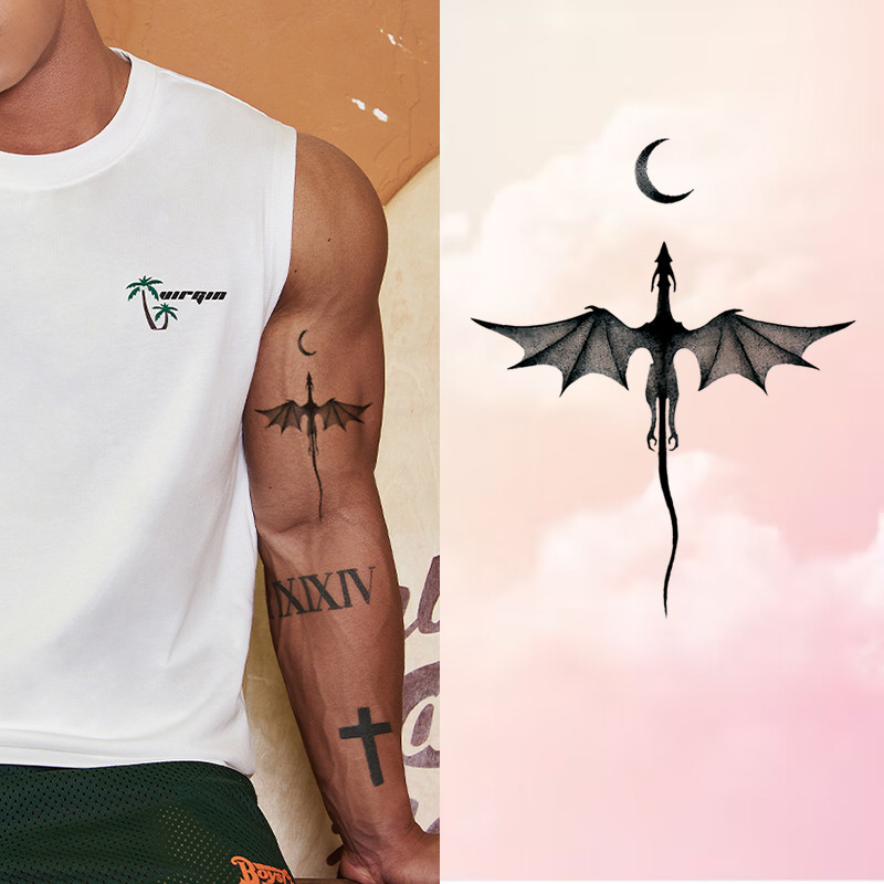 Arm Temporary Tattoo Sticker Waterproof Long Lasting 30 Days Fake ...