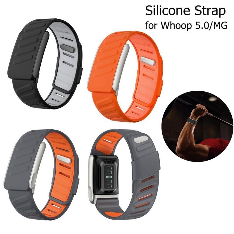 HOT Strap for WHOOP 5.0/MG Wrist Band Soft-Touch Silicone Waterproof ...