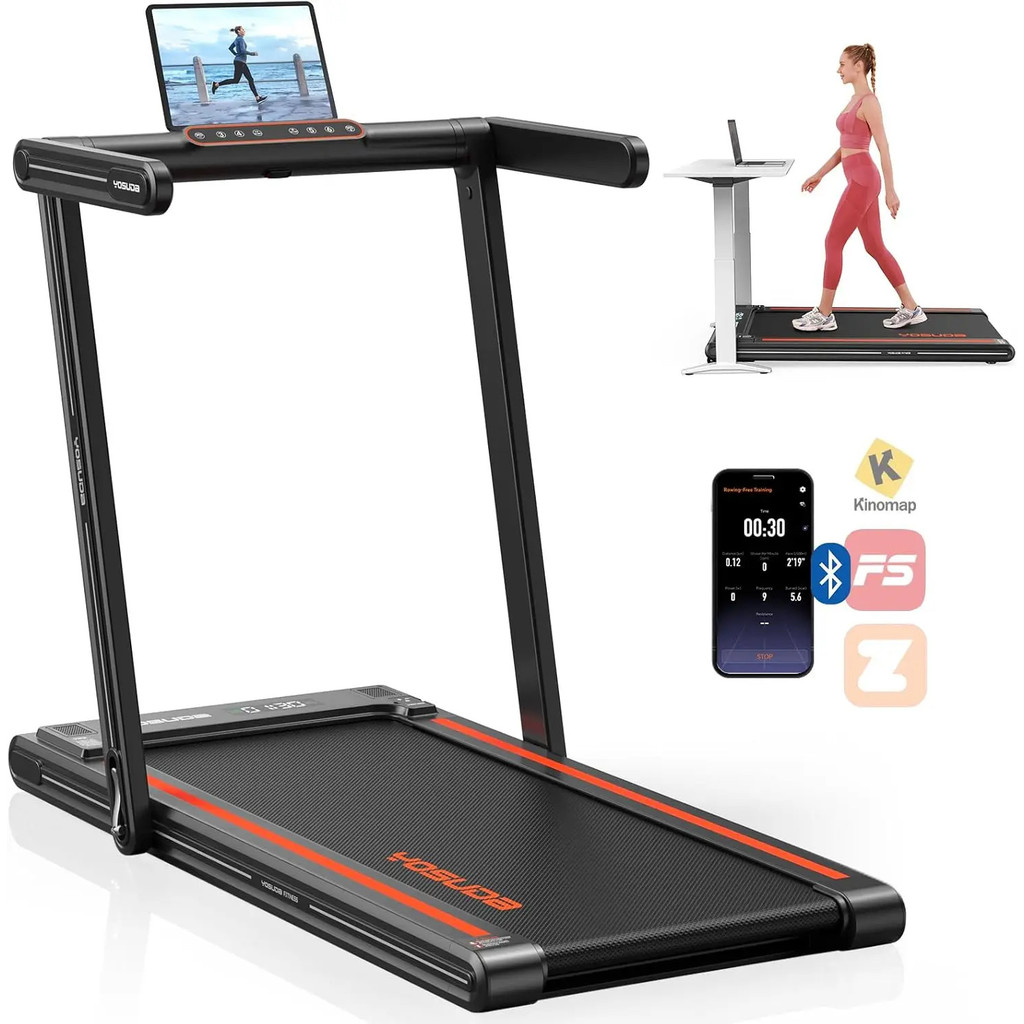 Walking Pad, 300lb Capacity Under Desk Treadmill With Bluetooth, Desk ...