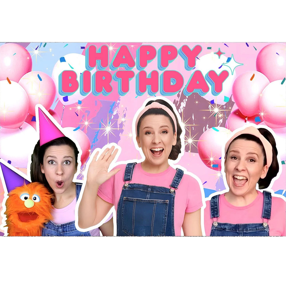 Ms Rachel Birthday Party Decoration Banner Festive Themed Banner for ...