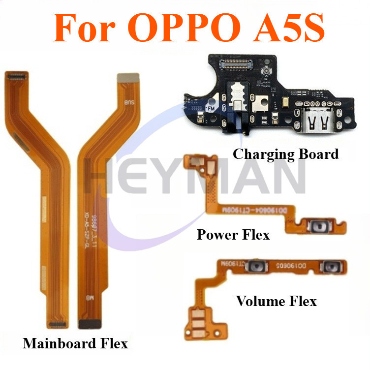 USB Board Charging Port Flex Cable For OPPO A5S Mainboard Main Board ...