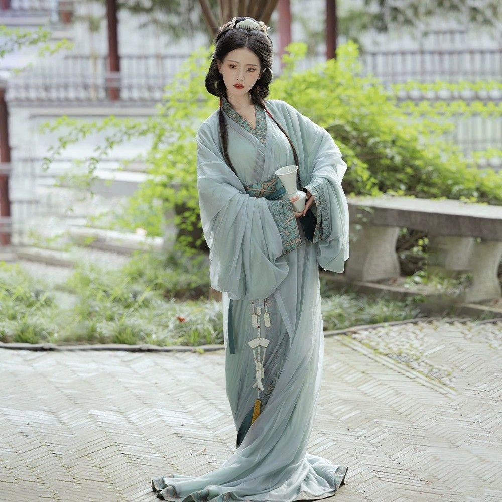 Nan Alley Jin [Fanyin Hanfu Daily Costume Trailing Big Sleeve Shirt ...