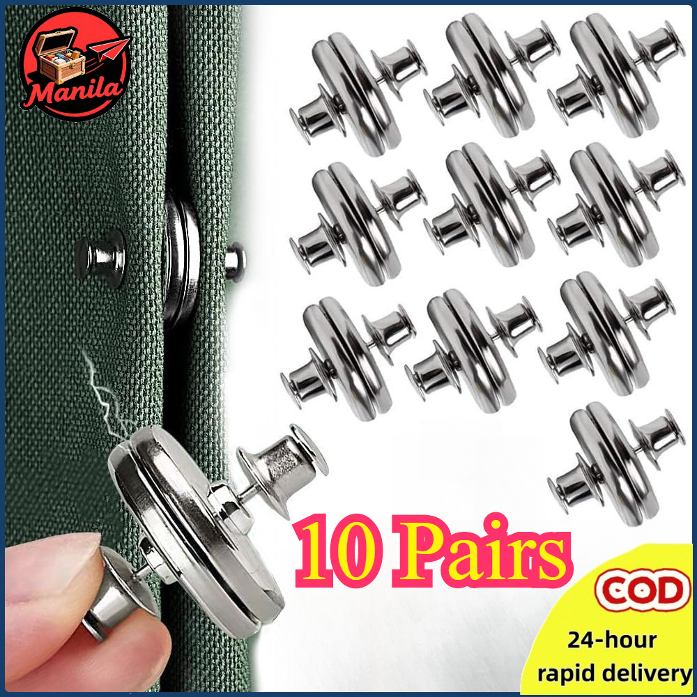 Magnetic Curtain Button Clips Detachable Window Screen Metal Magnet ...