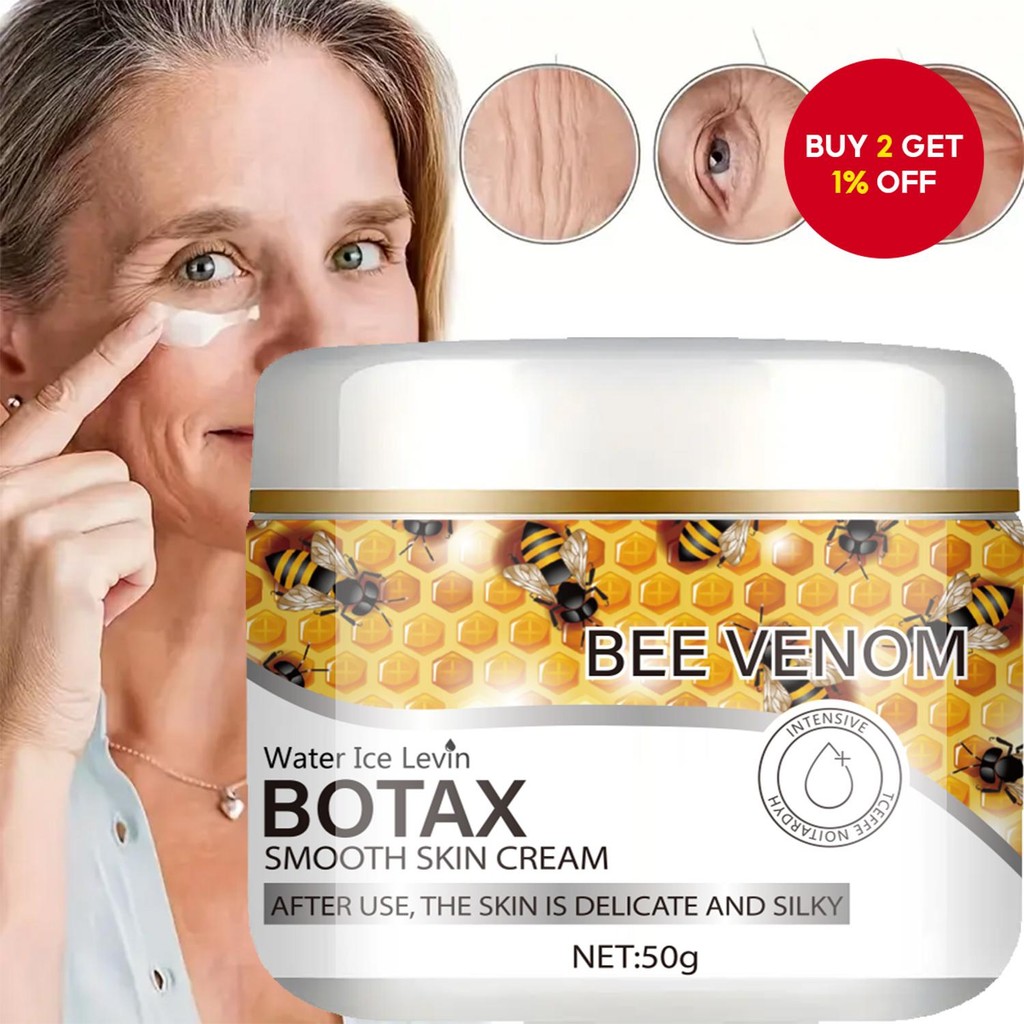 BEE VENOM Face & Neck Care Cream - Hydrating & Tightening Formula ...