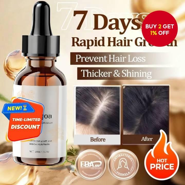 30ml Fast Hair Growth Serum, 50ml Fast Regrowth Hair Thickening Anti ...