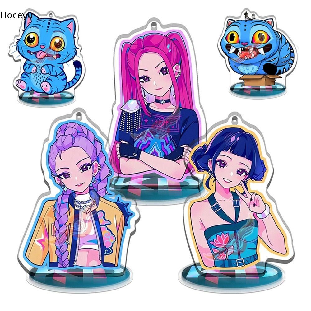 HOCEYU KPop Demon Hunters Standing Plates, Saja Boys Rumi Mira Zoe ...