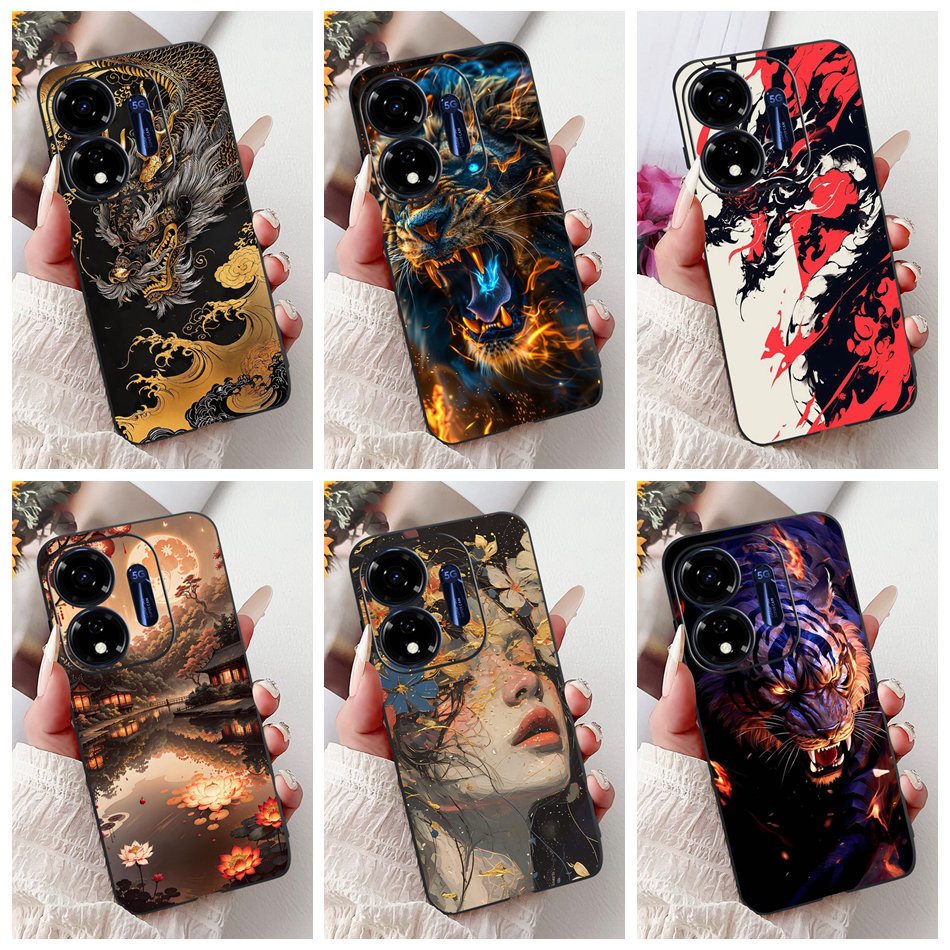 For Itel P55 5G P661N P665L A666L A666LN New Cool Dragon Painting ...