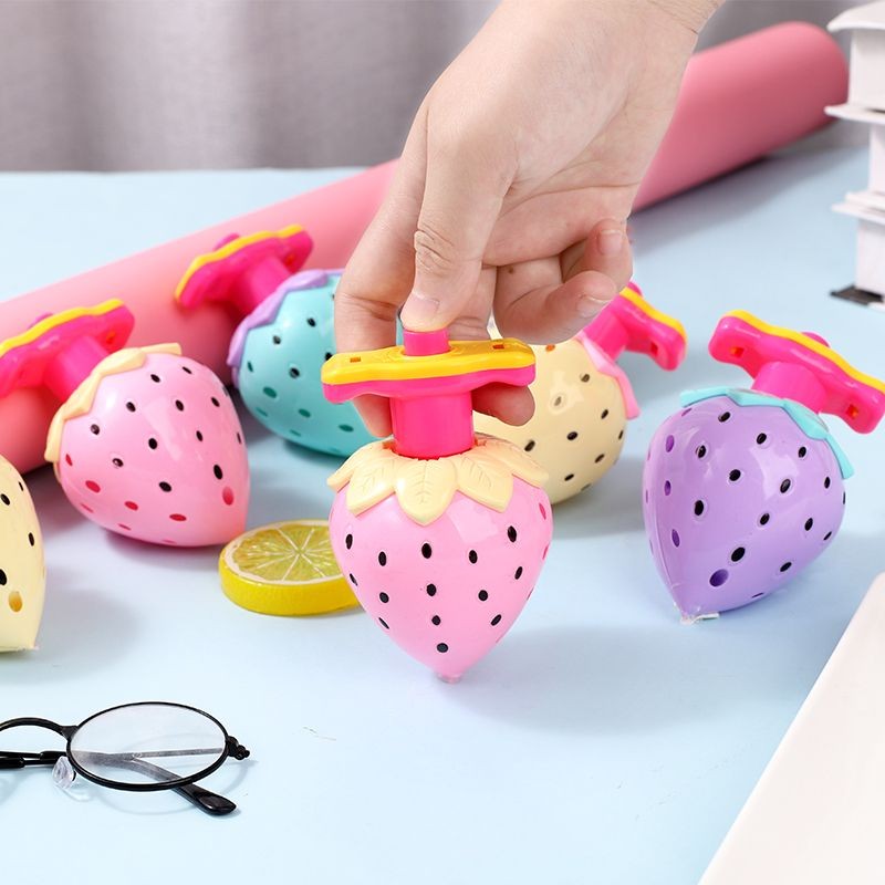 Strawberry Gyro Luminous Rotating Launch Extremely Toy Catapult ...