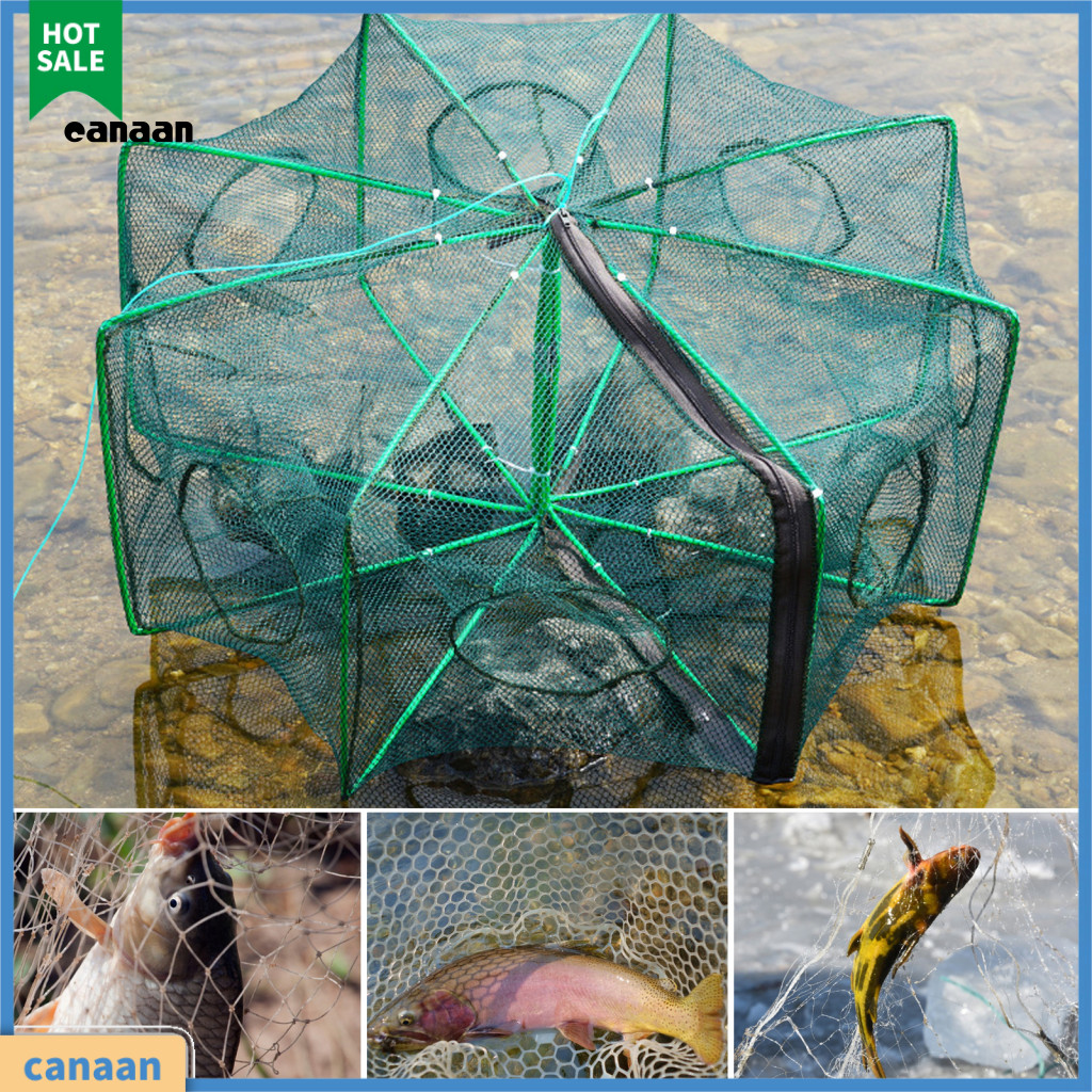Ca| Portable Fishing Trap Lightweight Fish Trap Portable Foldable ...