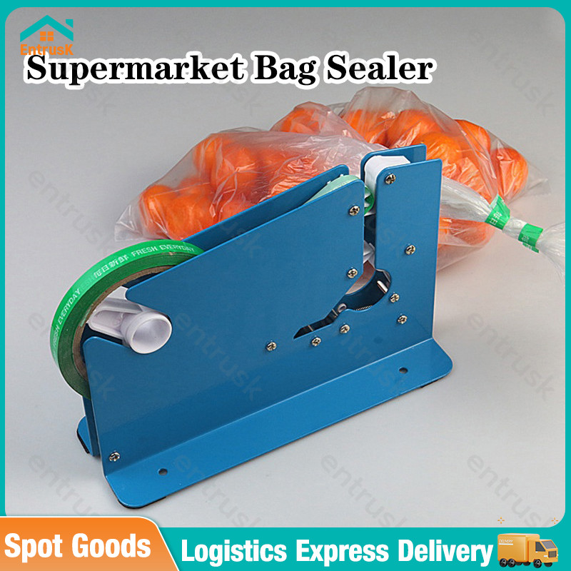 K8 Supermarket Bag Sealer Plastic Bag Sealing Machine Manual Plastic ...