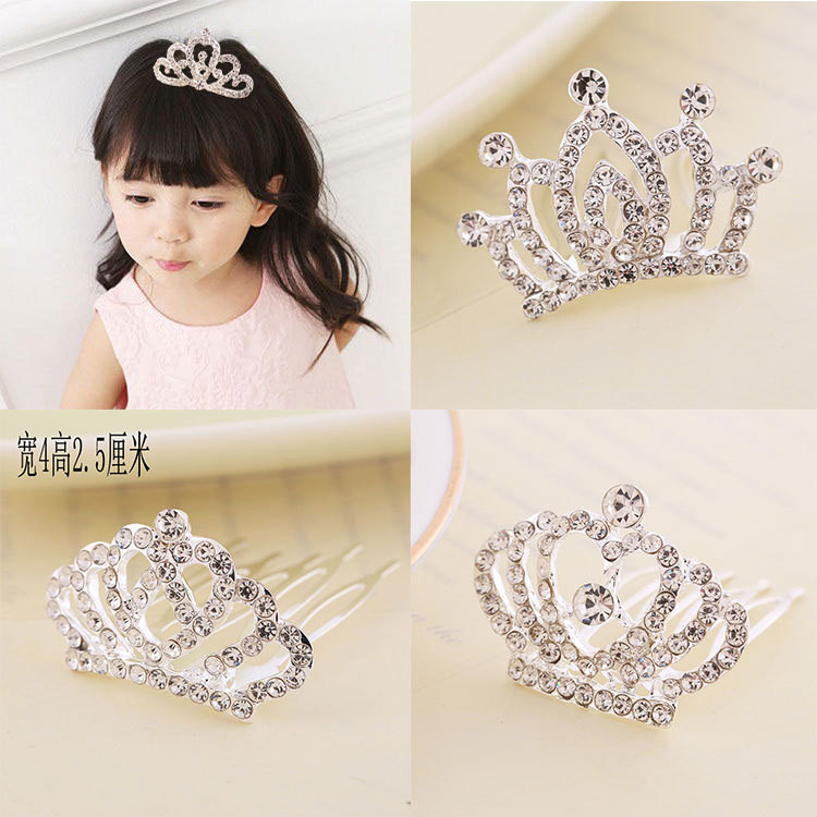 Children Little Crown Princess Birthday Crown Girl Comb Hair ...
