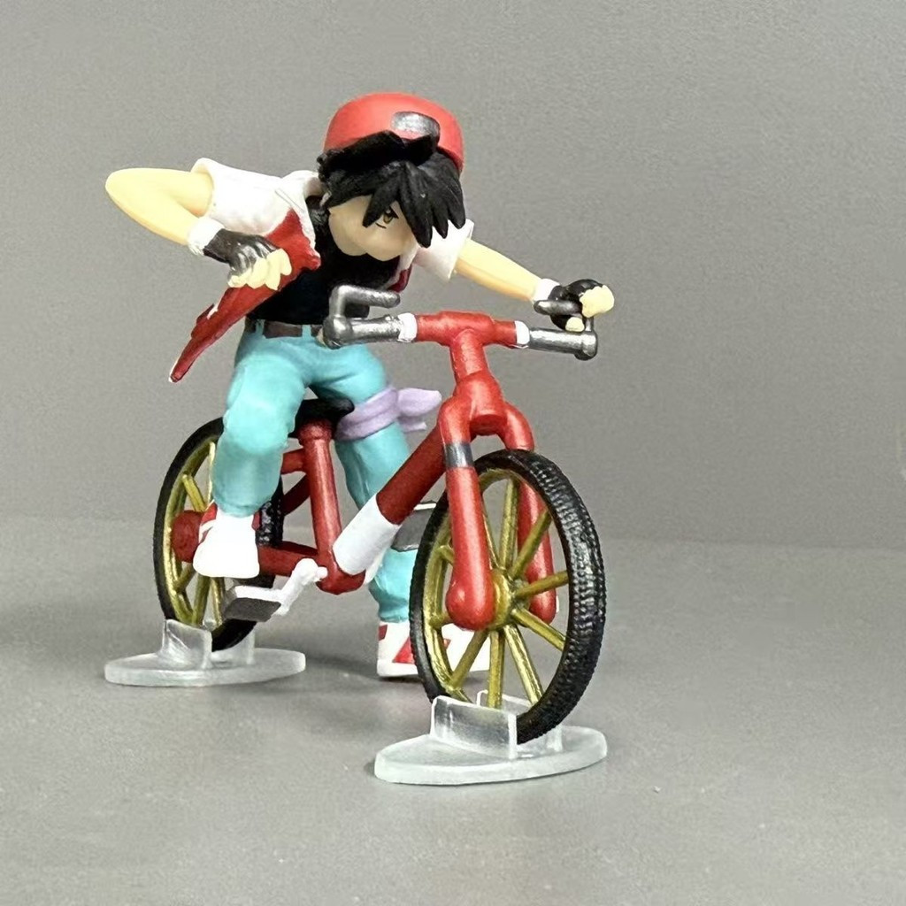 Pokemon Bicycle Little Red Figure GK Trainer Red Pokémon Chassis ...