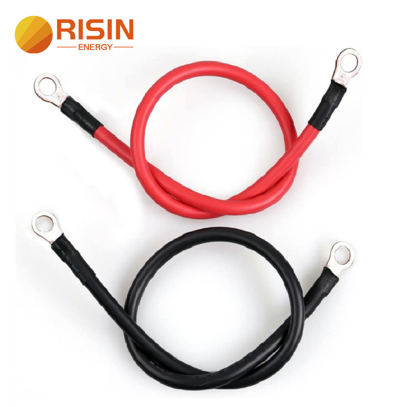 Risin 1AWG 2AWG Battery Cable Soft High Current 35mm2 50mm2 PVC Wire M8 ...