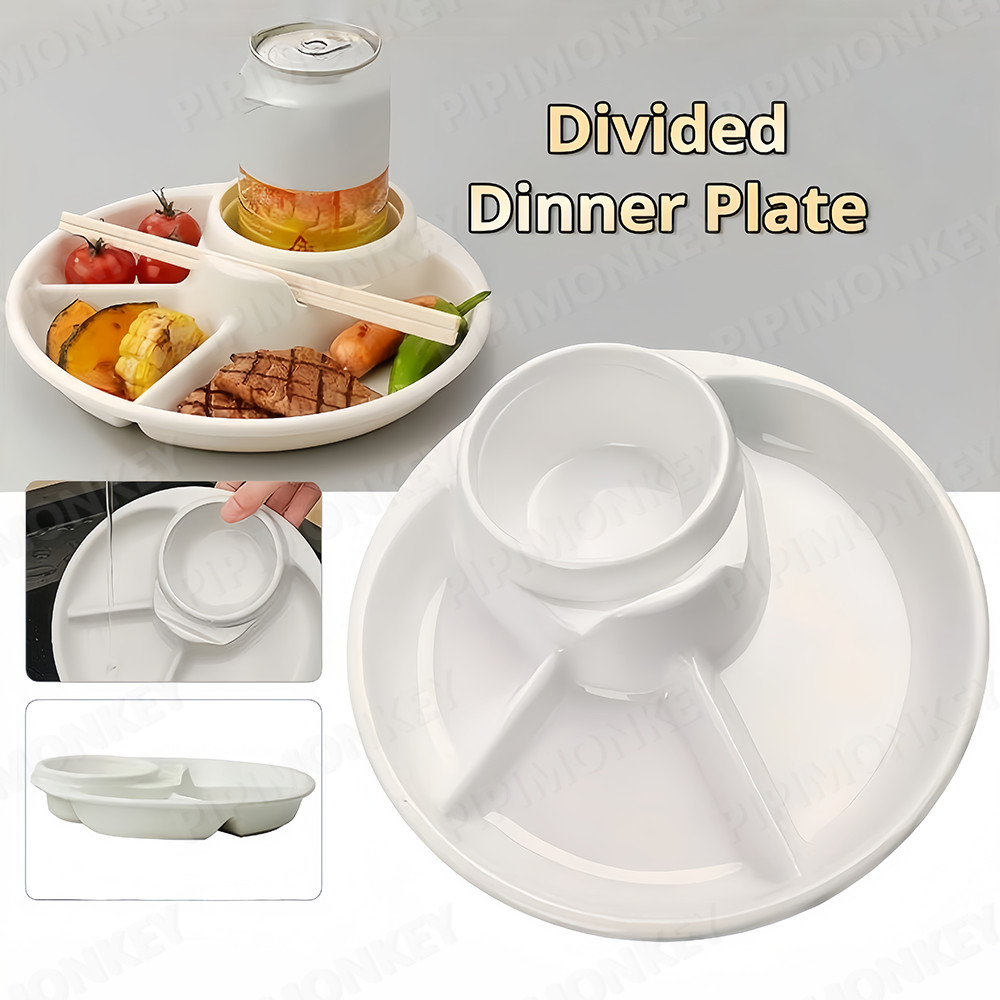 Korean Breakfast/Snack Plate Portion Plate For Diet Dinner Breakfast ...