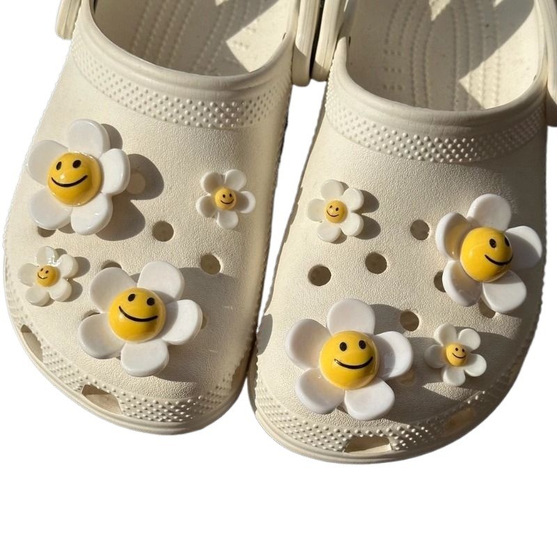 crocs jibbitz crocs charm Sunflower Design Women's Casual Shoes with ...