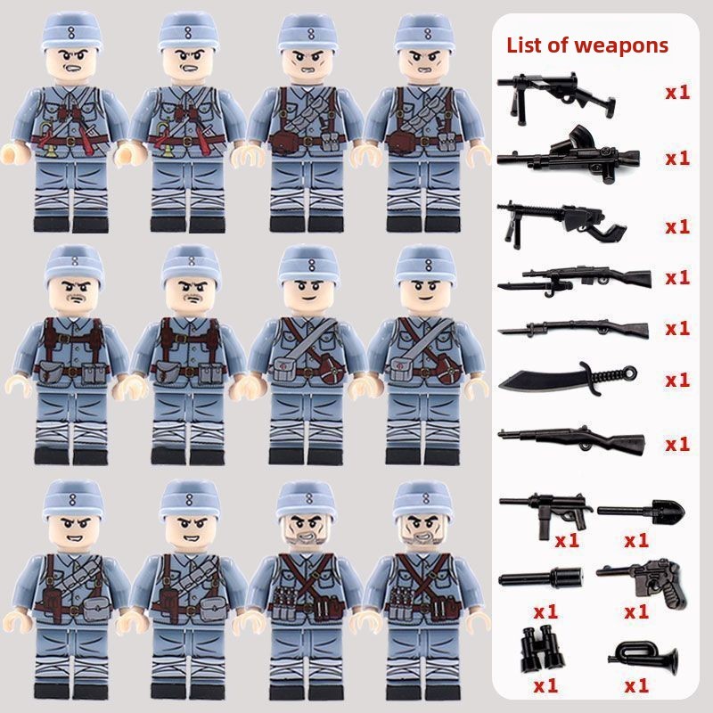 WWIII Soldier Compatible Lego Building Blocks Military Minifigures ...