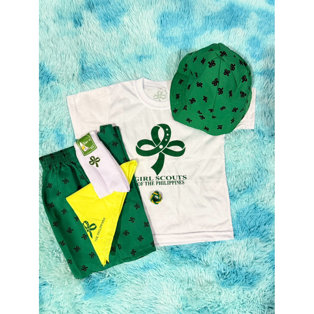 UNIFORM SET FOR GIRL SCOUT(GSP SET)4-15yrs old | Shopee Philippines