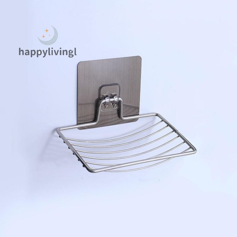 happylivingl Soap Rack Wall-Mounted Soap Holder Stainless Steel Rack ...