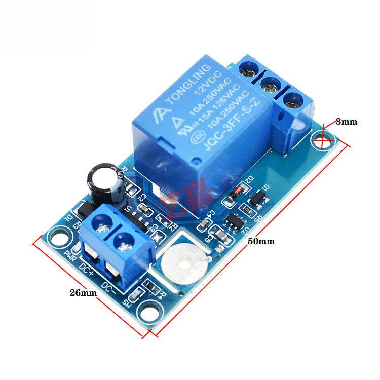 1 Channel Touch Relay Module with Touch Switch DC12V Capacitive Self ...
