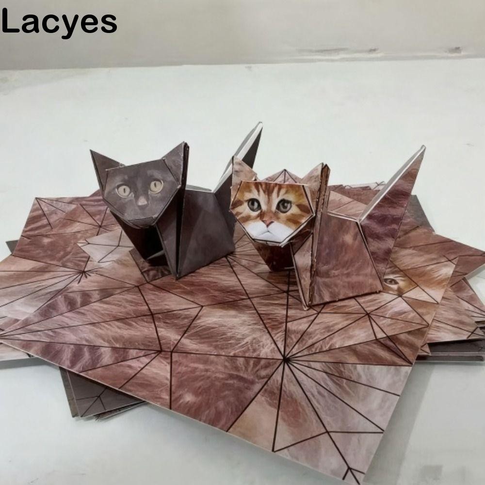 LACYES Origami Book, Creative Animals Clothing Origami DIY Paper Cats ...
