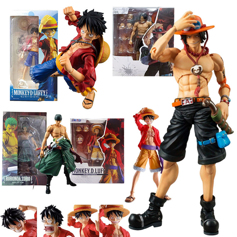 ONE PIECE SHF Portgas·D· Ace Movable Joint Action Figure Luffy Zoro ...