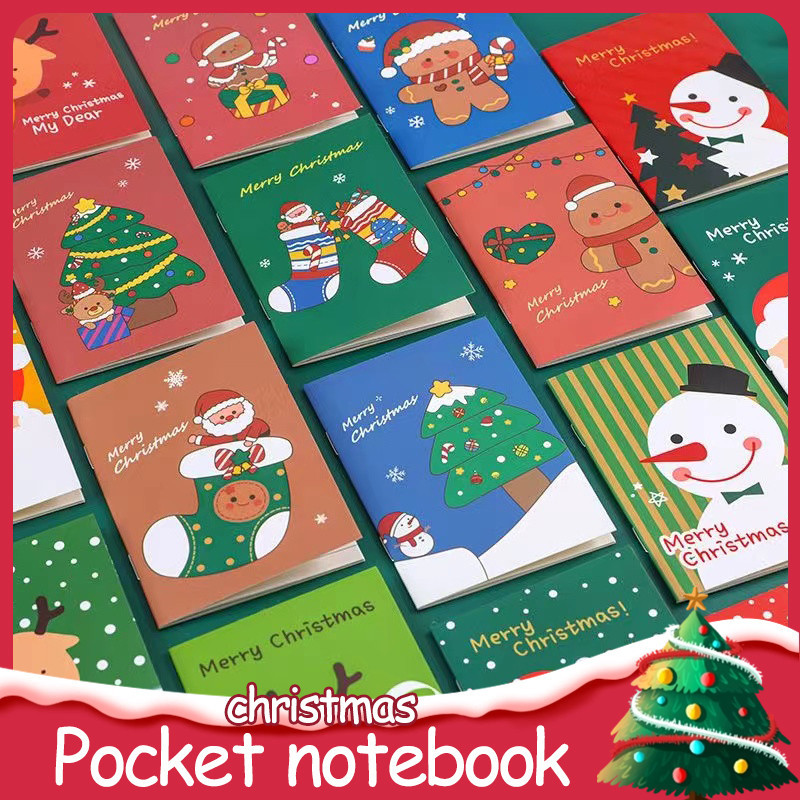 Christmas Gift Pocket Notepad Cute Cartoon Small Book Gift Student ...