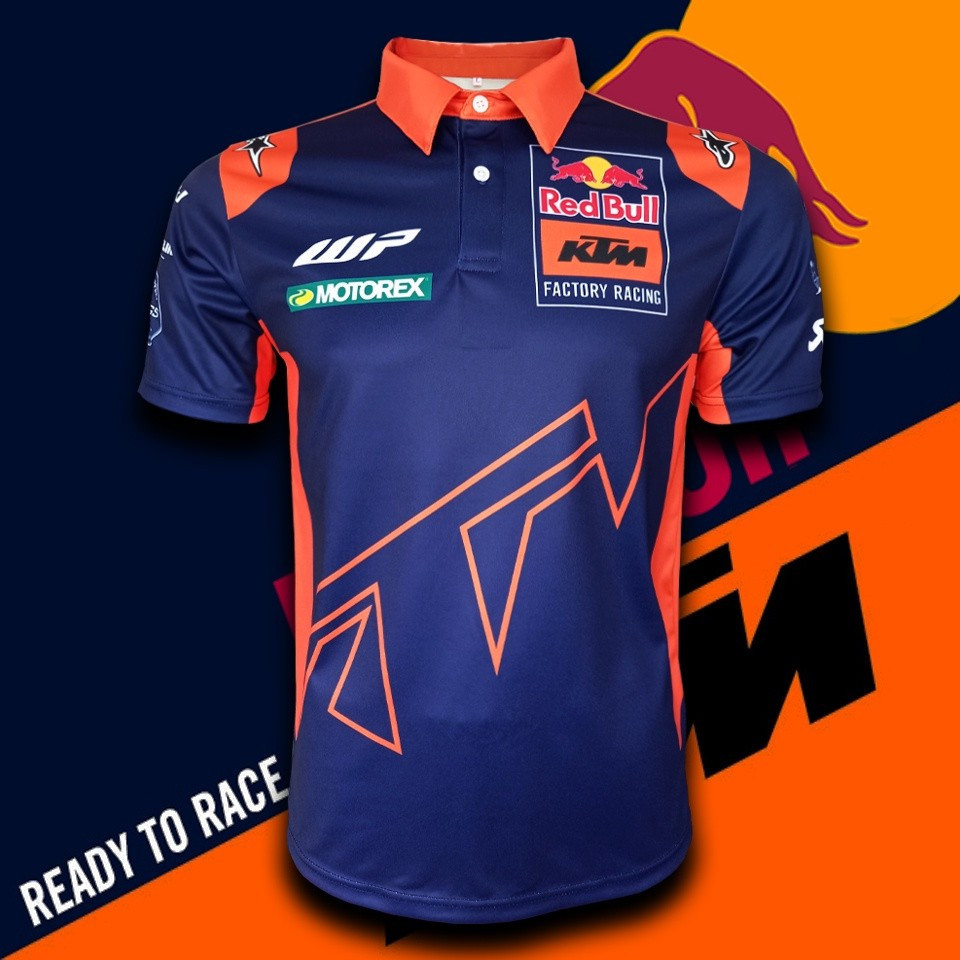 Polo MotoGP Team KTM Factory Racing Shirt Moto Gp Flashie MG0081 Full ...