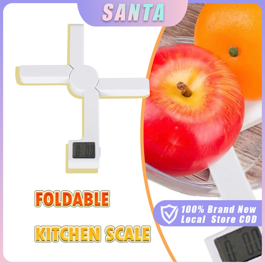 Foldable Digital Food Scale 5KG Capacity Portable Mini Kitchen Scale ...