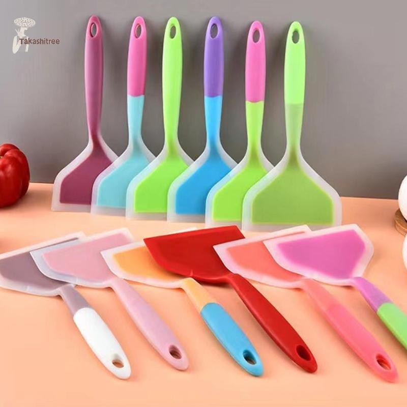 Multi-Purpose Non-Stick Pan Utensils - Silicone Egg Spatula, Wide ...