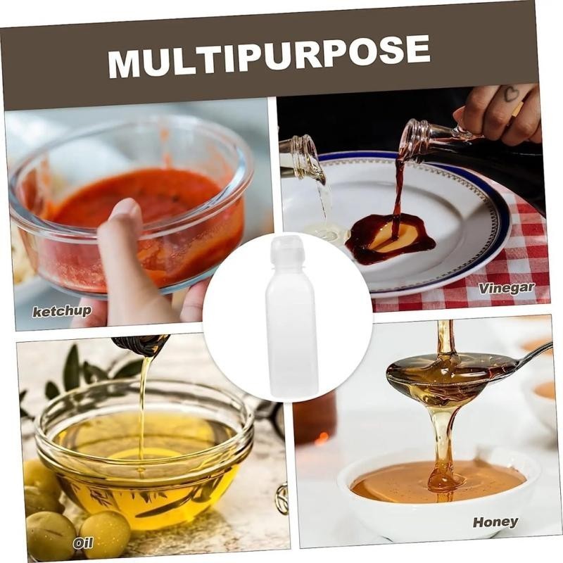 【BUY1 TAKE 6】500ml Squeeze Oil Bottle for Kitchen Oil and Vinegar Salad ...