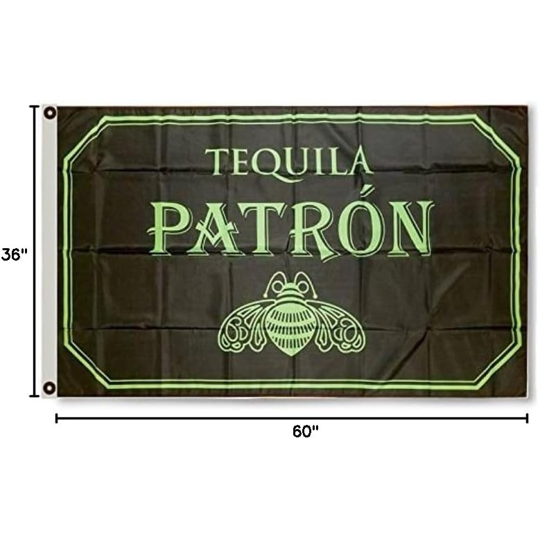Patron Tequila Flag Banner 3x5 Feet Man Cave IC2G | Shopee Philippines
