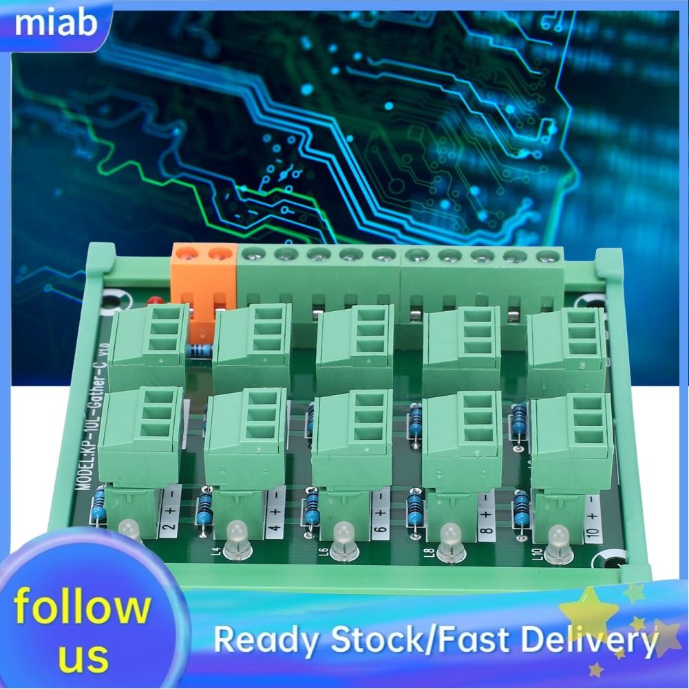 maib-ph Terminal Block 10?Channel DIN Rail for Connector NPN PNP ...